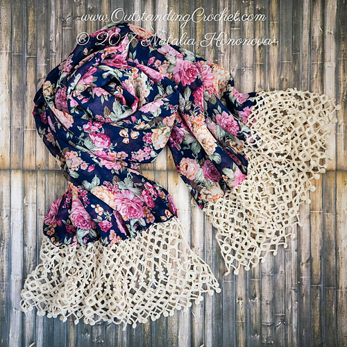 Ravelry: Lace Edging for Scarf pattern by Natalia Kononova