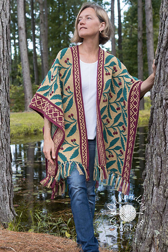 Ravelry: Forager Ruana and Shawl pattern by Natalia Kononova