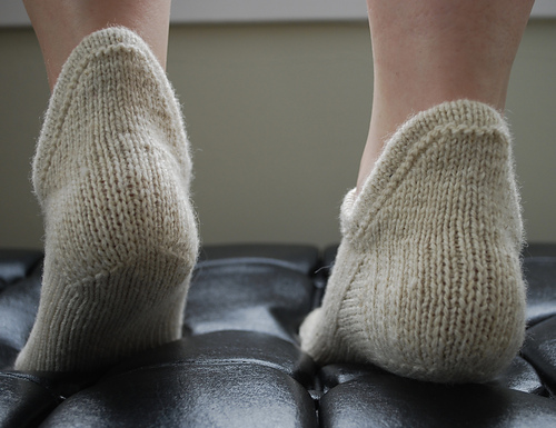 Ravelry: Pierogi Slipper Socks pattern by Sarah Jordan
