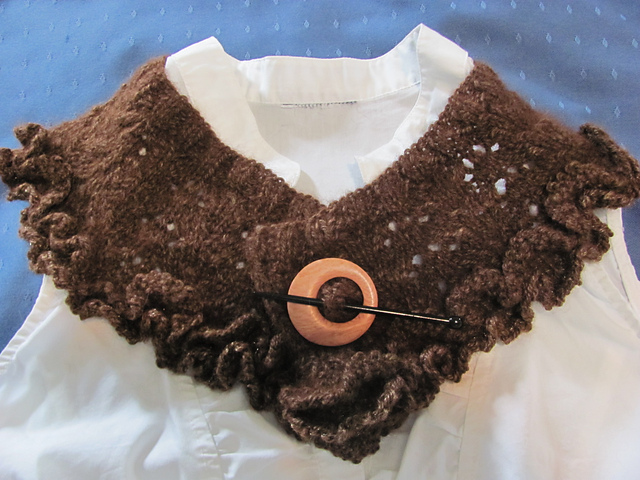 Ravelry: Double Ruffled Ascot pattern by PJ Cozy Creations