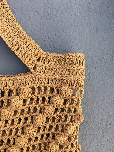 Ravelry: Popcorn Tote Bag 1 pattern by PLEXTO