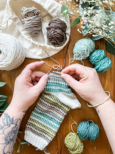 Ravelry: All Together Now Socks pattern by Jamie Lomax