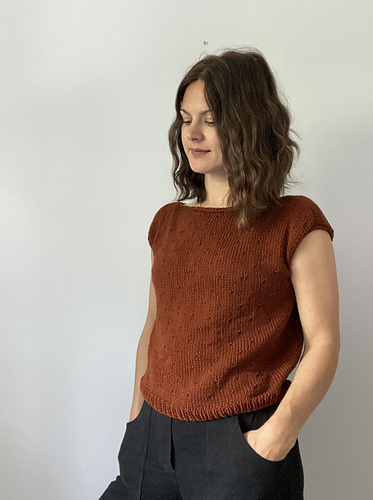 Ravelry: Amess Tee pattern by Pacific Knot