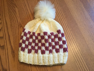 Ravelry: Padittle's Checkerboard hat to match