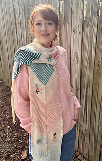Ravelry: Garden Party Wrap pattern by Rachel Keener