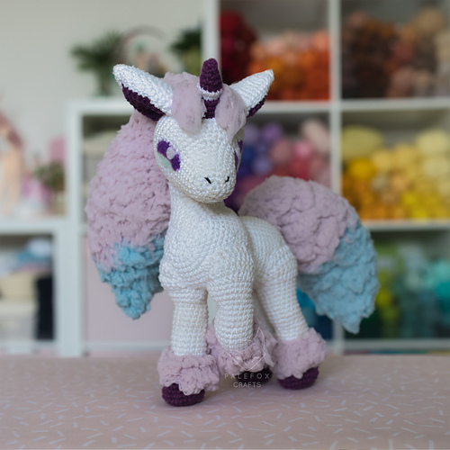 Ravelry: Pokemon Galarian Ponyta pattern by Beatrice Gröger