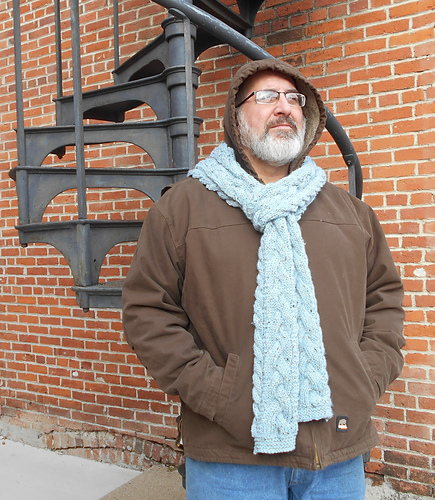 Ravelry: Reversible Braid Cable Scarf pattern by Pam Chamberlain