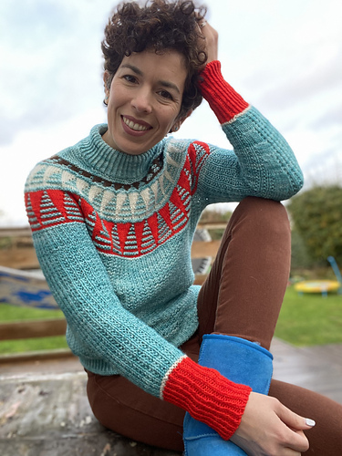 Ravelry: Painting Triangles Sweater pattern by Stephen West