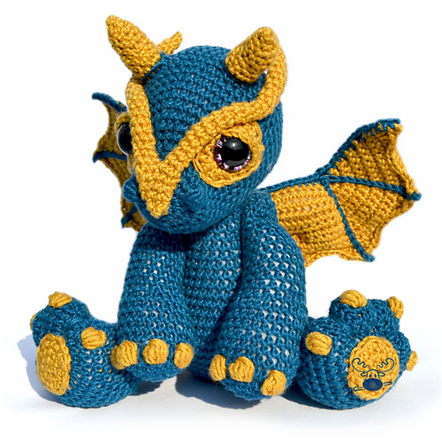 Ravelry: Amigurumi Dragon - Clancy pattern by Kate E. Hancock