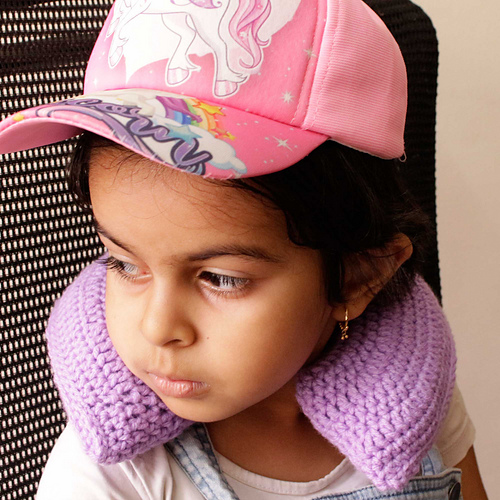 Ravelry: No Sew Travel pillow for Kids pattern by Sheetal Pathak