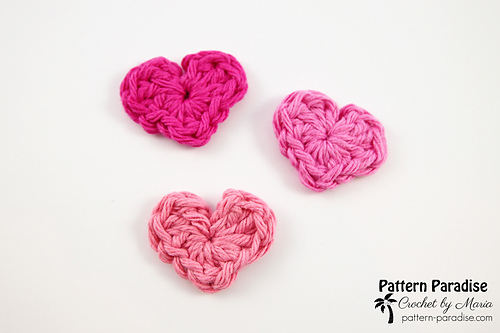 Ravelry: Itty Bitty Hearts pattern by Maria Bittner