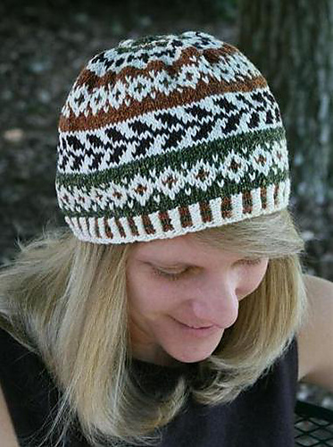 Ravelry: Easy Fair Isle Hat pattern by Paige Waffle