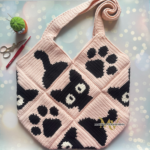 Ravelry: Cat bag pattern by Maryna Vershynina