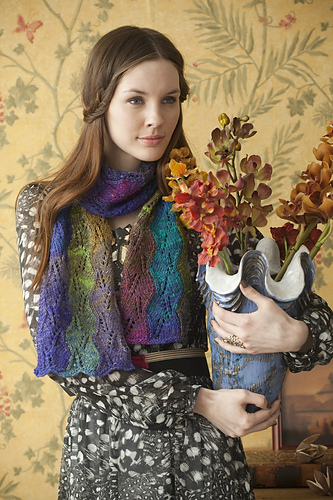 Ravelry: Intarsia Lace Scarf pattern by Patty Nance