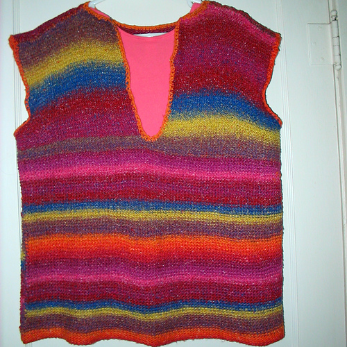 Ravelry: #04 Cap Sleeve Pullover pattern by Jacqueline van Dillen