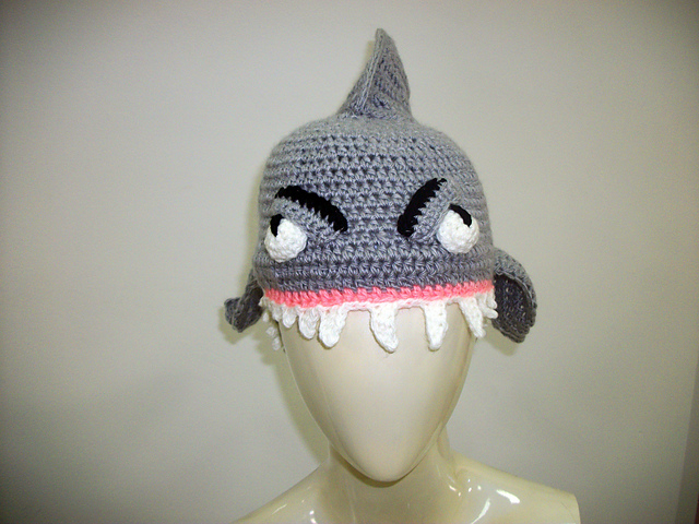 Ravelry: Shark Hat pattern by Paula Tant