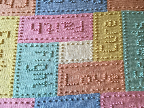 Ravelry: Cancer Chemo Blanket pattern by Peach. Unicorn