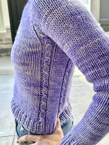 Ravelry: Cozy Cable Raglan pattern by Claire Jackson (Perfectly Knotted)