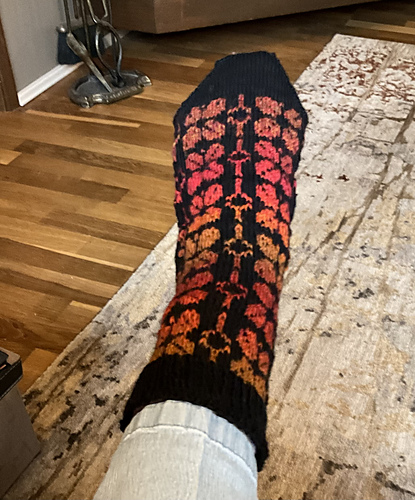 Ravelry: Fragaria Socks pattern by Jennifer Owens