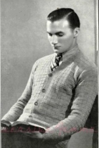 Ravelry: Man's Cardigan — "Geoffrey" Design pattern by Patons & Baldwins