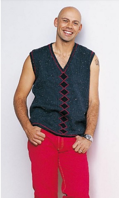 Ravelry: Vest with Vertical Diamond Pattern pattern by Cleckheaton