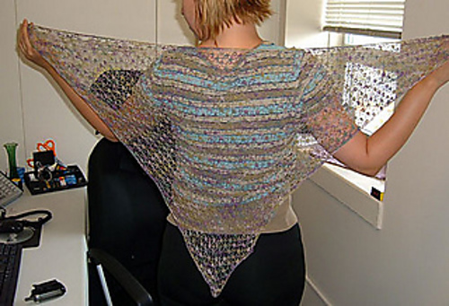Ravelry: Trinity Stitch Shawl pattern by Esther Smith Bozak