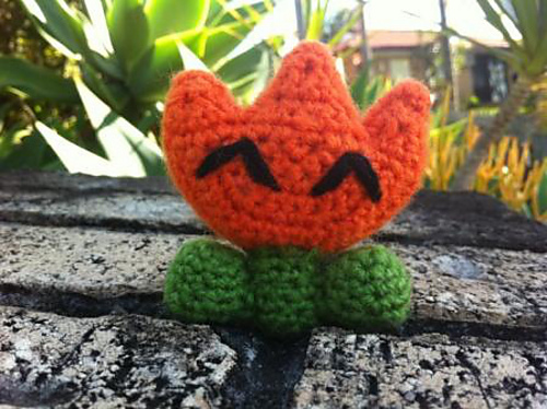 Ravelry: Super Mario Fire Flower pattern by Penelope Reilly
