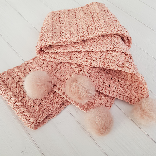 Ravelry: Crossover Stitch Scarf pattern by Periwinkle Crochet