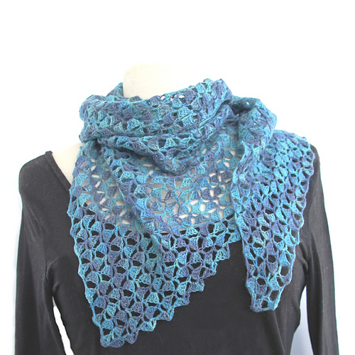 Ravelry: Penhale Shawl pattern by Steph Thornton