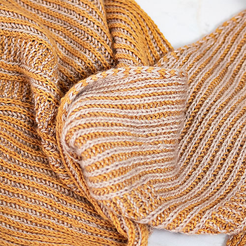 Ravelry: double face shawl pattern by collete audrey