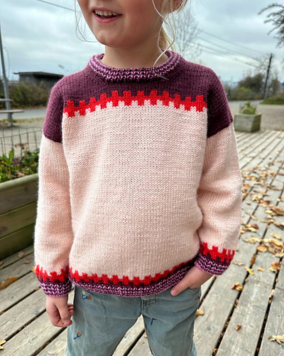 Ravelry: Cross Sweater Junior pattern by PetiteKnit