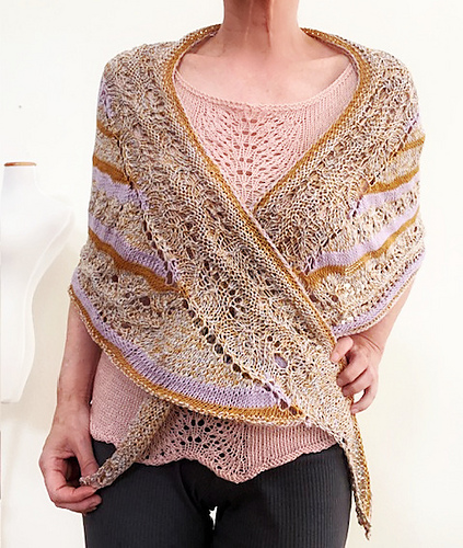 Ravelry: Glorious shawl pattern by Petra Breakstone