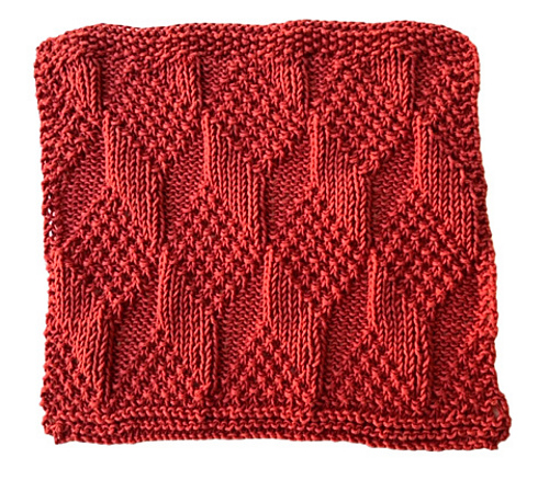 Ravelry: Moss & Diamonds square pattern by Petra Breakstone