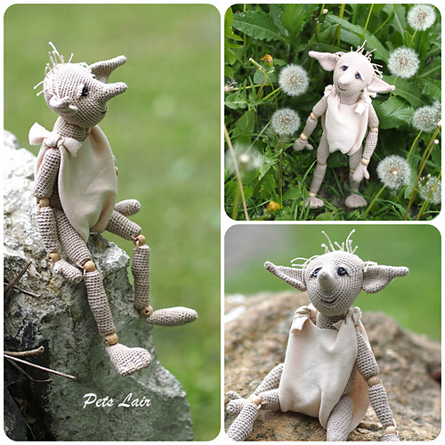 Ravelry: Dobby doll house elf magic pattern by PetsLair