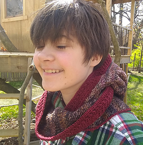 Ravelry: Arcturus Hooded Scarf pattern by Mandy Root-Thompson