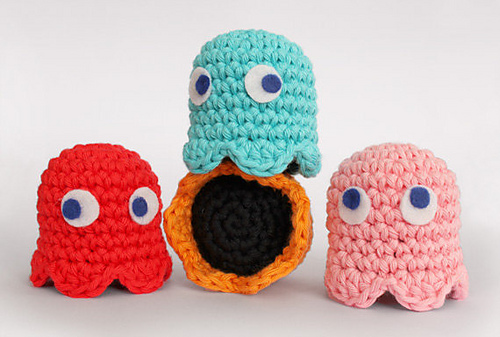 Ravelry: Pacman Ghost pattern by Annie Johansson