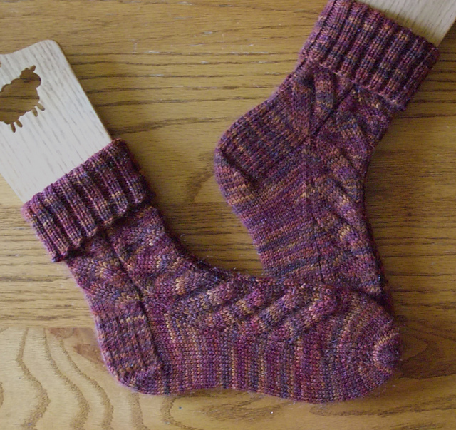 Ravelry: Curb Socks pattern by Phyll Lagerman
