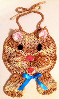Ravelry: Kitten Bib pattern by Annie Potter Presents