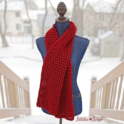 Ravelry: Mesh Tube Scarf pattern by Pia Thadani