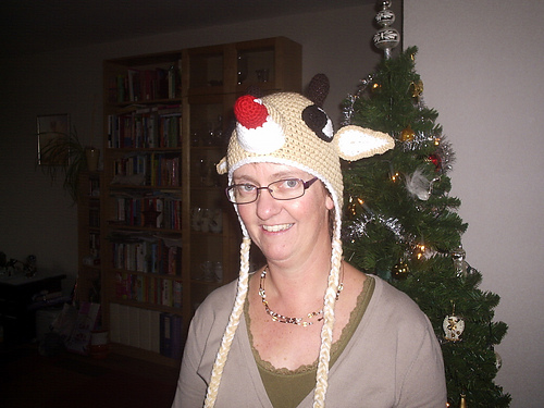 Ravelry: Red-Nosed Reindeer Hat pattern by CrochetCauldron