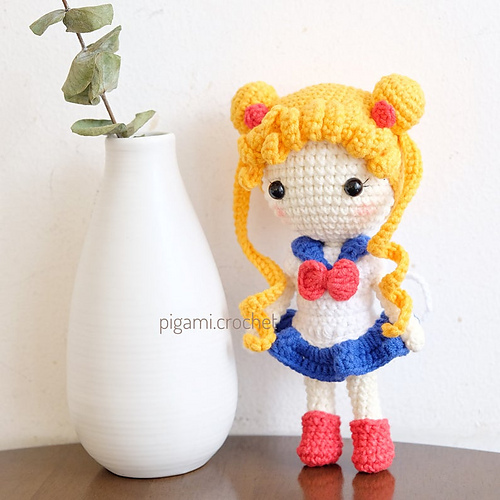 Ravelry: Sailor Moon 12 cm pattern by Pigami Crochet