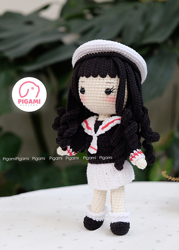 Ravelry: Tomoyo Amigurumi Doll pattern by Pigami Crochet