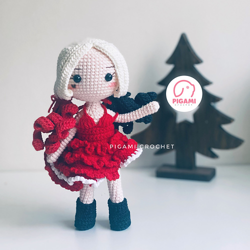 Ravelry: Harley Quinn Amigurumi pattern by Pigami Crochet