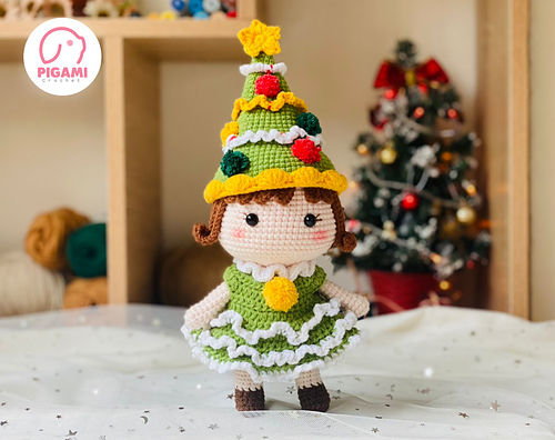 Ravelry: Peri Pine Amigurumi pattern by Pigami Crochet