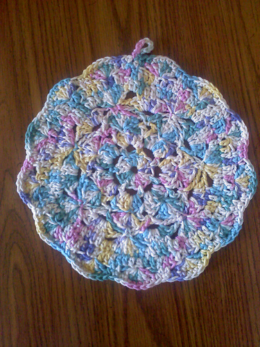 Ravelry: Doily Dish Cloth pattern by Lily Sugar'n Cream and Bernat ...
