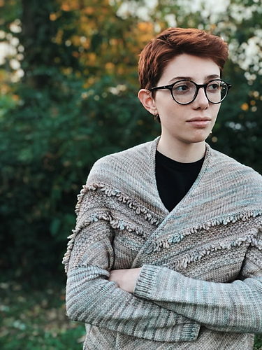 Ravelry: Gioia Slant Cardigan pattern by Courtney Spainhower
