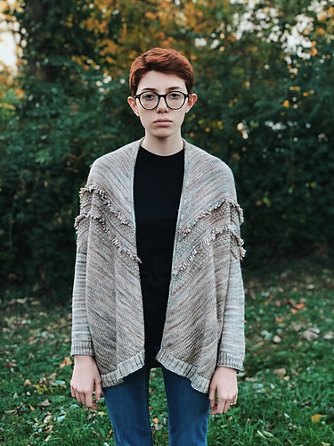 Ravelry: Gioia Slant Cardigan pattern by Courtney Spainhower