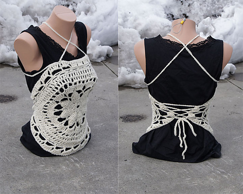 Ravelry: Doily Top Cover Up pattern by Gu'Chet