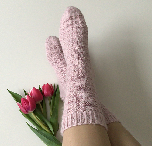 Ravelry: Baroque Garden Socks pattern by Tracy Bakkelokken