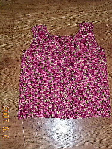 Ravelry: Bamboozle Cabled Sleeveless Shell pattern by Susan Druding